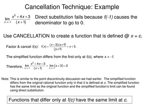 Ppt Evaluating Limits Analytically Powerpoint Presentation Free