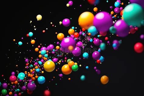 Colorful Three Dimensional Sphere Background Texture Stock Illustration Illustration Of