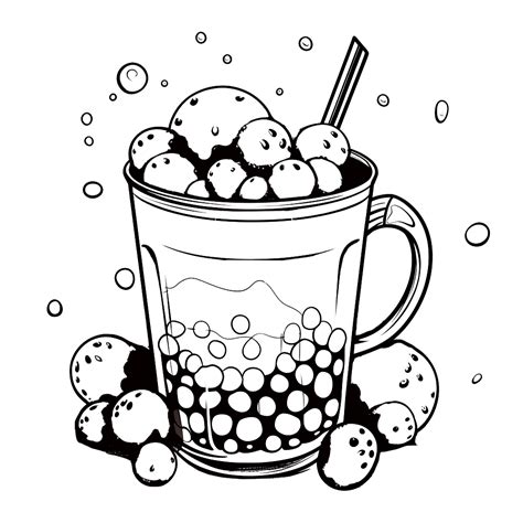 Frostiger Blubbertee Ausmalbild Kostenlos Herunterladen