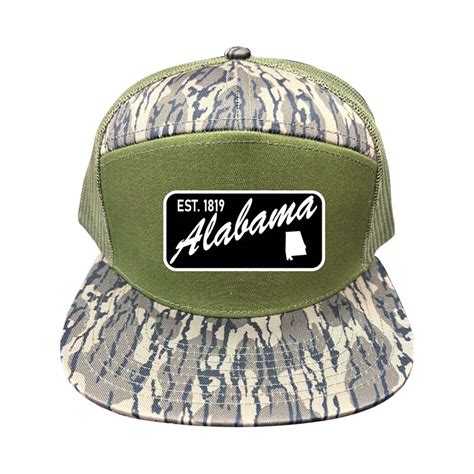 Lowcountry Comfort Alabama Patch Hat Palmetto Moon