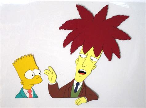 2 Cels Bart Sideshow Bob The Simpsons Fox Disney Original