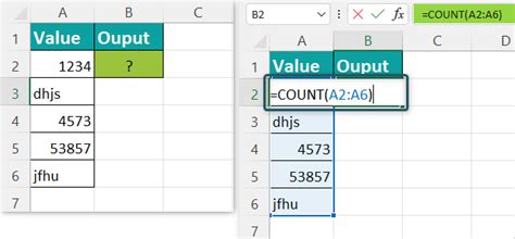 COUNT Excel Function Formula Examples How To Use It