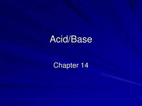 Ppt Acid Base Powerpoint Presentation Free Download Id