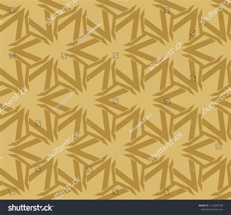 Modern Seamless Geometric Ornament Luxury Backgroundvector Stock Vector