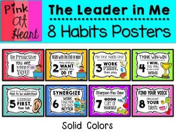 Leader In Me 7 Habits Classroom Posters Artofit