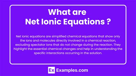 Unit Net Ionic Equations Notes Practice Questions AP Chemistry