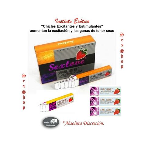 Chicles Estimulantes Y Excitantes Siempre A La Mano