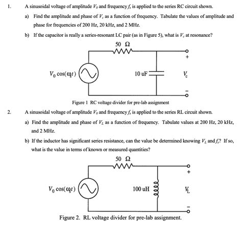 Solved A Sinusoidal Voltage Of Amplitude V And Frequency Fs Chegg