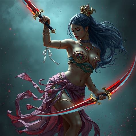 Dnd Belly Dancer Weapons Master Sensual Fantasy Dancer In