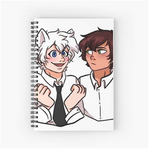 Lumine X Kody Love Webtoon Fanart Spiral Notebook By ShindouArt Redbubble