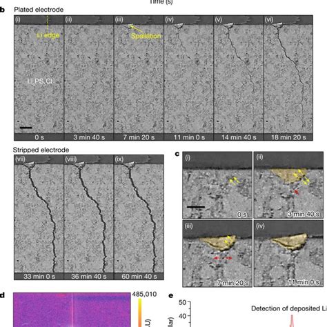 Dendrite Initiation And Propagation In Lithium Metal Solid State Batteries Request Pdf
