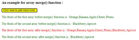 JQuery Merge Introduction And Working Of The Jquery Merge Function