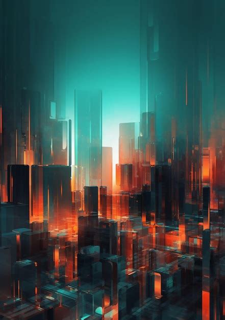 Premium Ai Image 2d Abstract Image Of Digital Color Theory