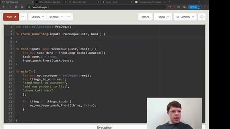 Easy Rust 059 Collection Types Vecdeque Example Youtube