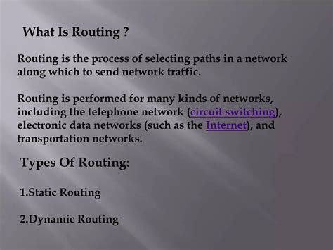 Routing Protocols PPTX Computer Networking Computing