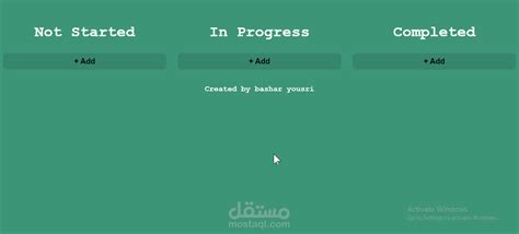 kanban board by js مستقل