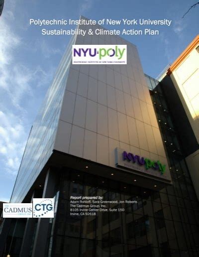 Polytechnic Institute Of Nyu Sustainability And Climate Action Plan
