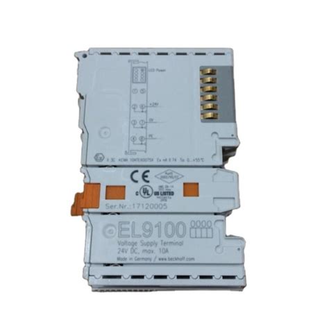 Beckhoff El9100 Клемма потенциального питания 24 В постоянного тока Модуль ПЛК купить с