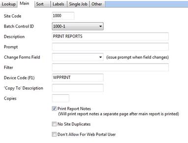 System Setup F4 Devices Outbound Interface File Batch Distribution Batch Dist Def Record