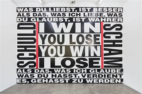 barbara kruger wraps immersive room sized texts across sprüth magers