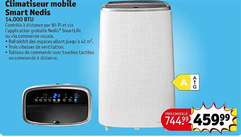Promo Climatiseur Mobile Smart Nedis Chez Kruidvat Icatalogue Fr