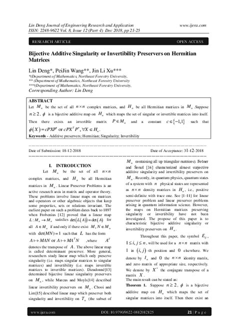 Pdf Télécharger Bijective Matrix Invertible Gratuit Pdf