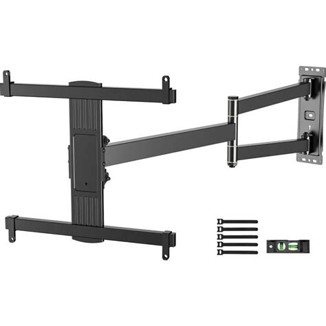 Support Mural Tv Avec Bras Long De 830 Mm Pour Téléviseur De 26 À 65 Pouces JusquÀ 45 Kg