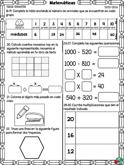2º Grado Examen Tercer Trimestre Ciclo Escolar 2022 2023página7