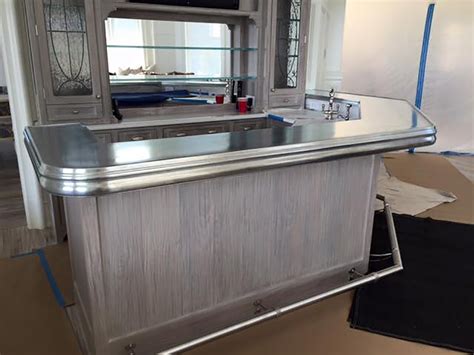 Custom Pewter Countertops And Bar Tops La Bastille