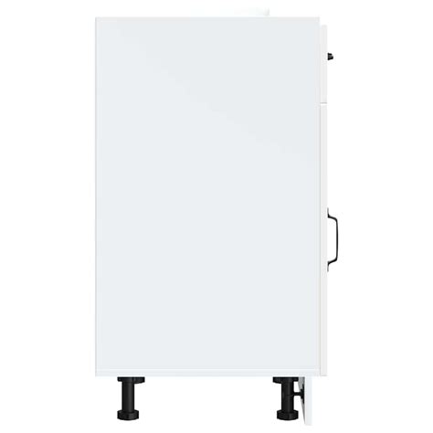 Vidaxl Kitchen Base Cabinet Kalmar White Engineered Wood Au