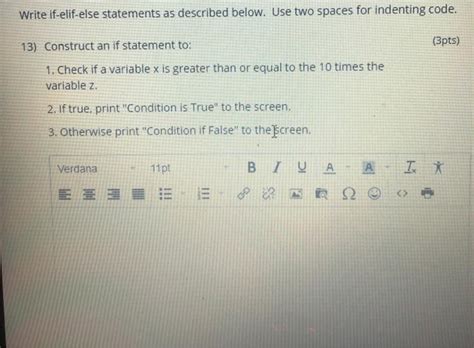 Solved Write If Elif Else Statements As Described Below Use