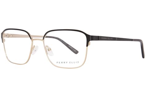 Perry Ellis Pe471 Eyeglasses Mens Full Rim Oval Shape