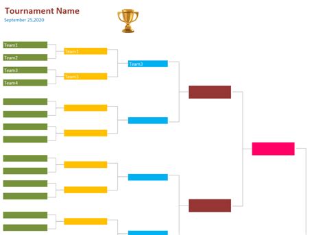 10 Handy Double Elimination Bracket Generators Pdf Word And Excel