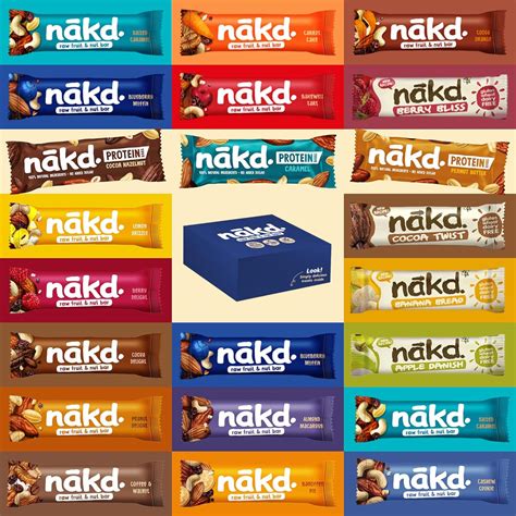 Nakd Bars Multipack 24 Nakd Fruit And Nut Bars 24 X 30 45g Breakfast