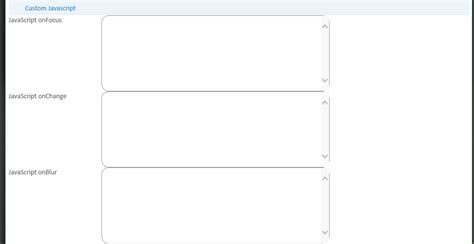 Javascript Field Events All N Ones Bxp Software Wixi