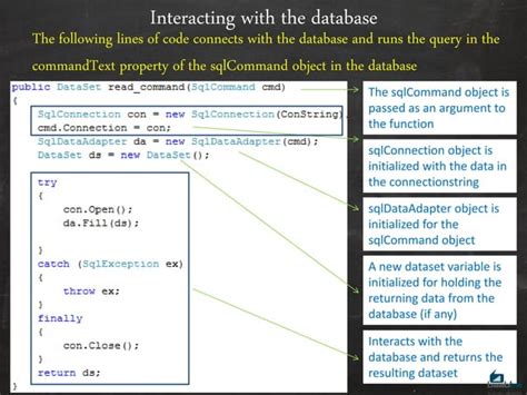 Aspnet Database Connectivity Pdf Databases Computer Software