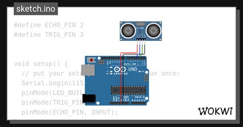11iotultrasonik Wokwi Esp32 Stm32 Arduino Simulator