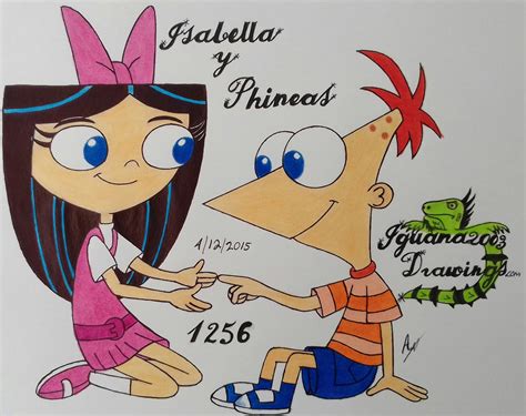 Isabella And Phineas N1256 By Iguana2003drawings On Deviantart