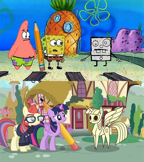 Spongebob Twilight Made Their Doodle Characters By Jordanhuntermatter
