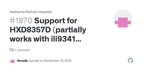 Support For Hxd8357d Partially Works With Ili9341 Module · Issue