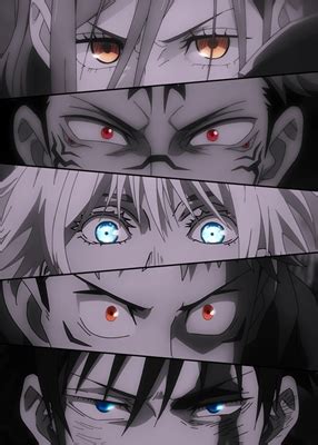 Jujutsu Kaisen Eyes Posters And Prints By Illust Artz Printler