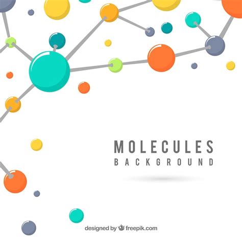 Achtergrond Van Moleculaire Structuren Gratis Vector