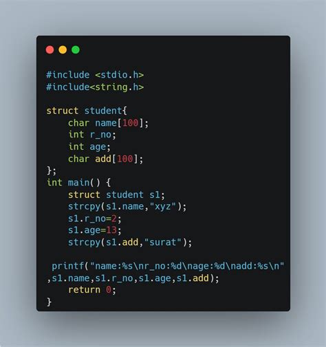 Akshay Patil On Linkedin Write A C Program To Create Student Structure