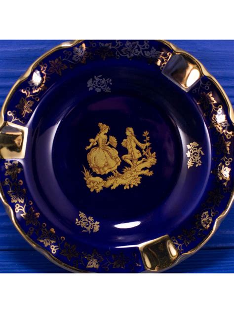 Фарфоровая пепельница от Limoges купить с доставкой в Москве в магазине винтажного фарфора