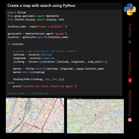 Visualizing Geographic Data In Python With Folium Computer Languages Clcoding