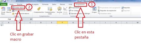 ¿como Grabar Una Macro Crear Macros En Vba Para Excel