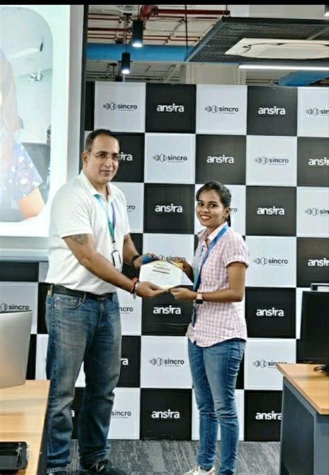 Sneha Patil On Linkedin It Is An Honor For Me To Receive The Shining Star Award At Sincro An
