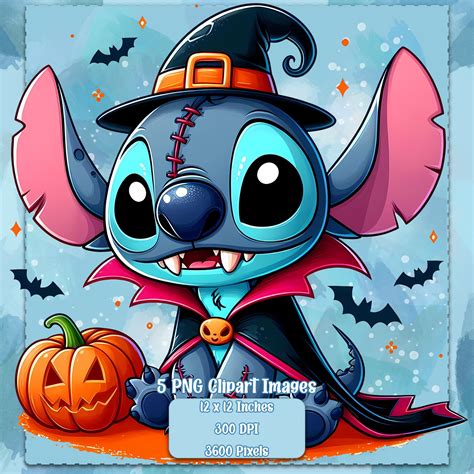5 Halloween Vampire Stitch Digital Images Vector Digital Art Clipart