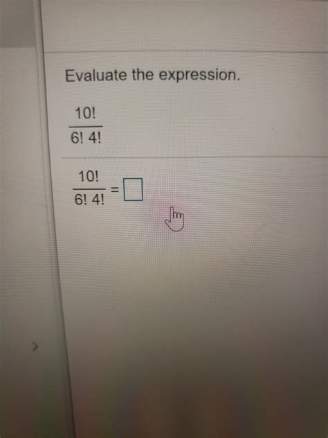 Solved Evaluate The Expression 10 6 4 10 6 4