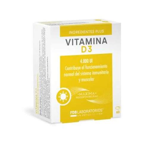 Buy Fdb Vitamin D3 4000ui 60pearls At The Best Price